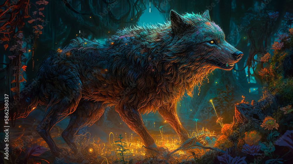 Fantasy Werewolf's - A Cursed Creature In The Wilderness of Enchanted ...