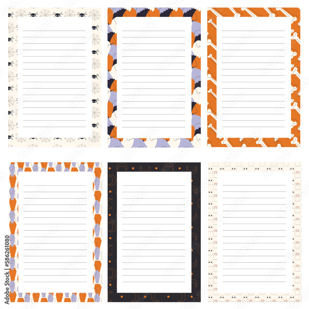 Templates to do list check list blank daily planner for autumn season ...
