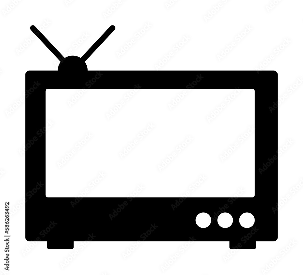 old TV icon. Element of simple icon. Premium quality graphic design ...