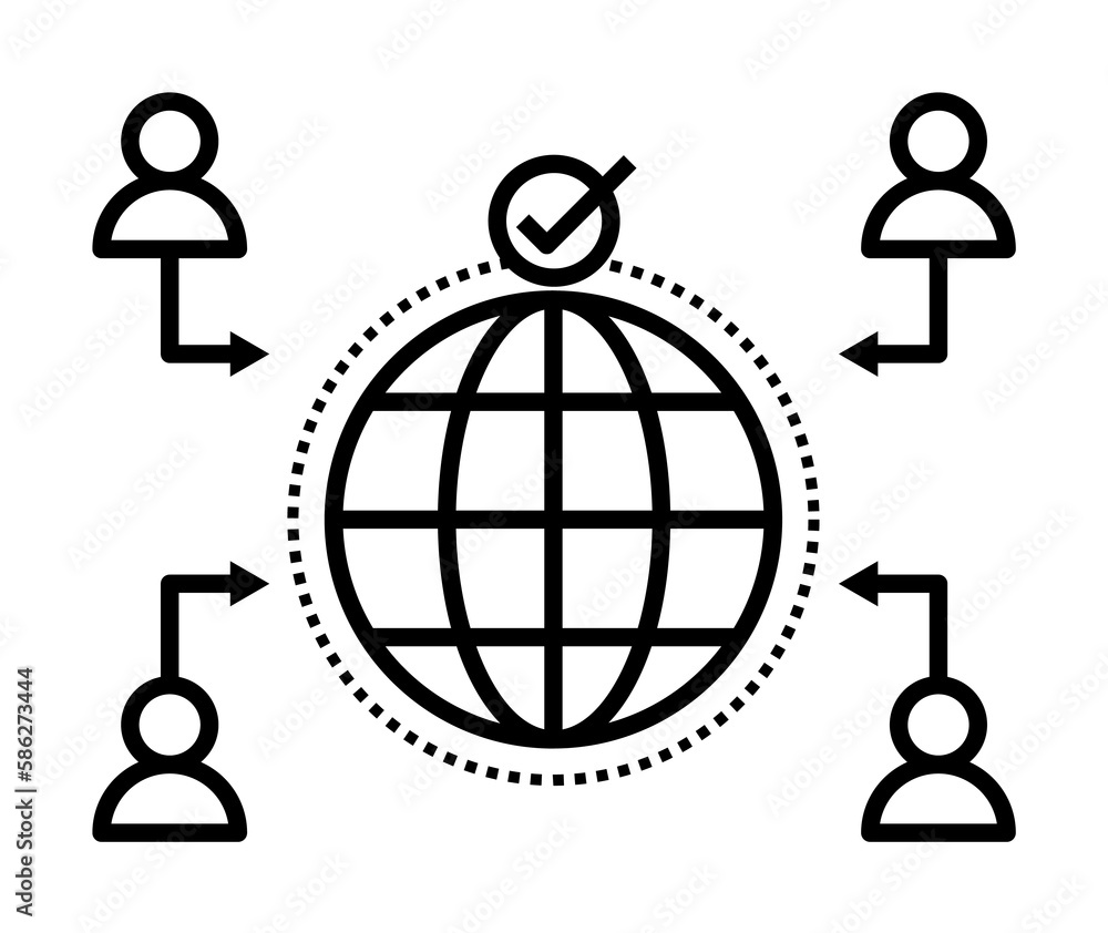 Endpoint Security Network Global Icon Element Of Data Analysis Icon For Mobile Concept And