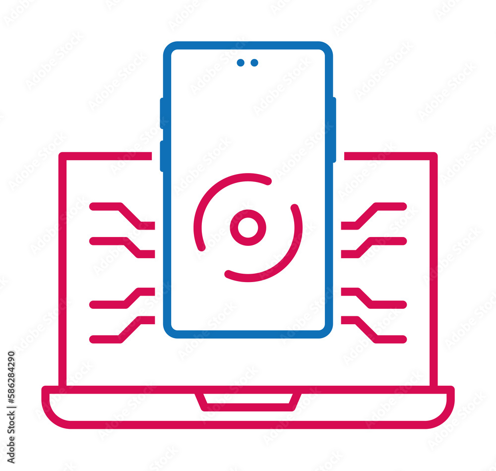 care, computer, inspect, laptop, phone icon. Element of mobile and ...