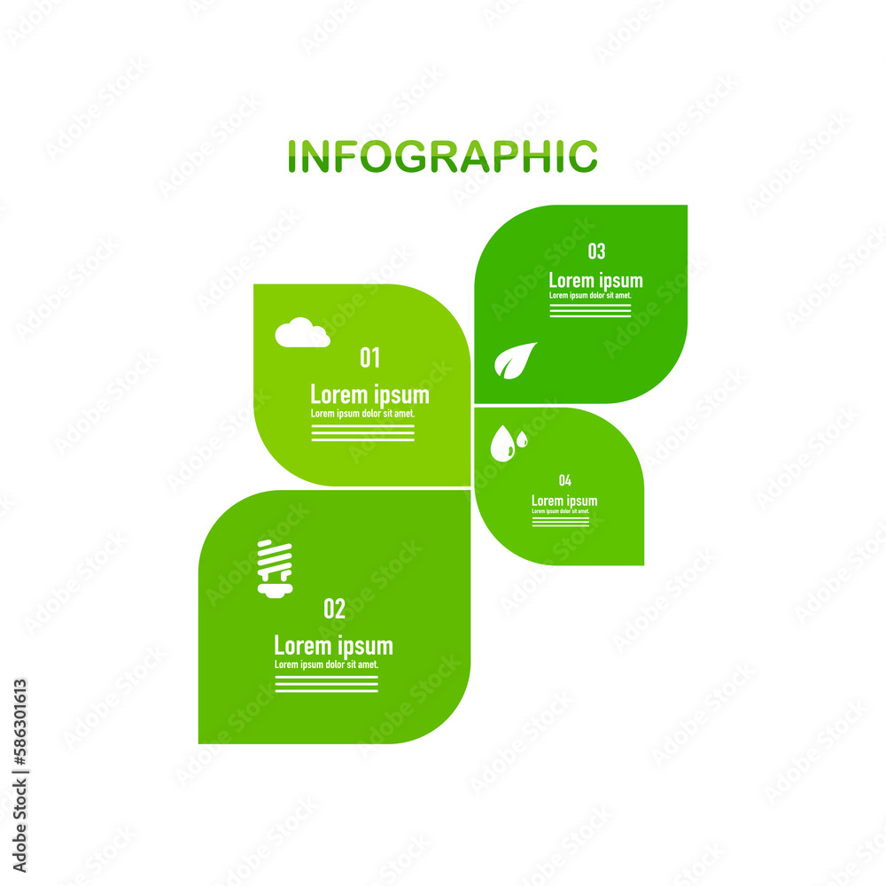Vektorová grafika „Infographic, Report, Workflow, Business, and Stage ...