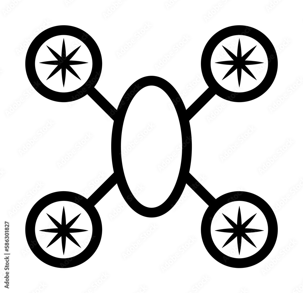 quadrupter icon. Element of science icon for mobile concept and web ...