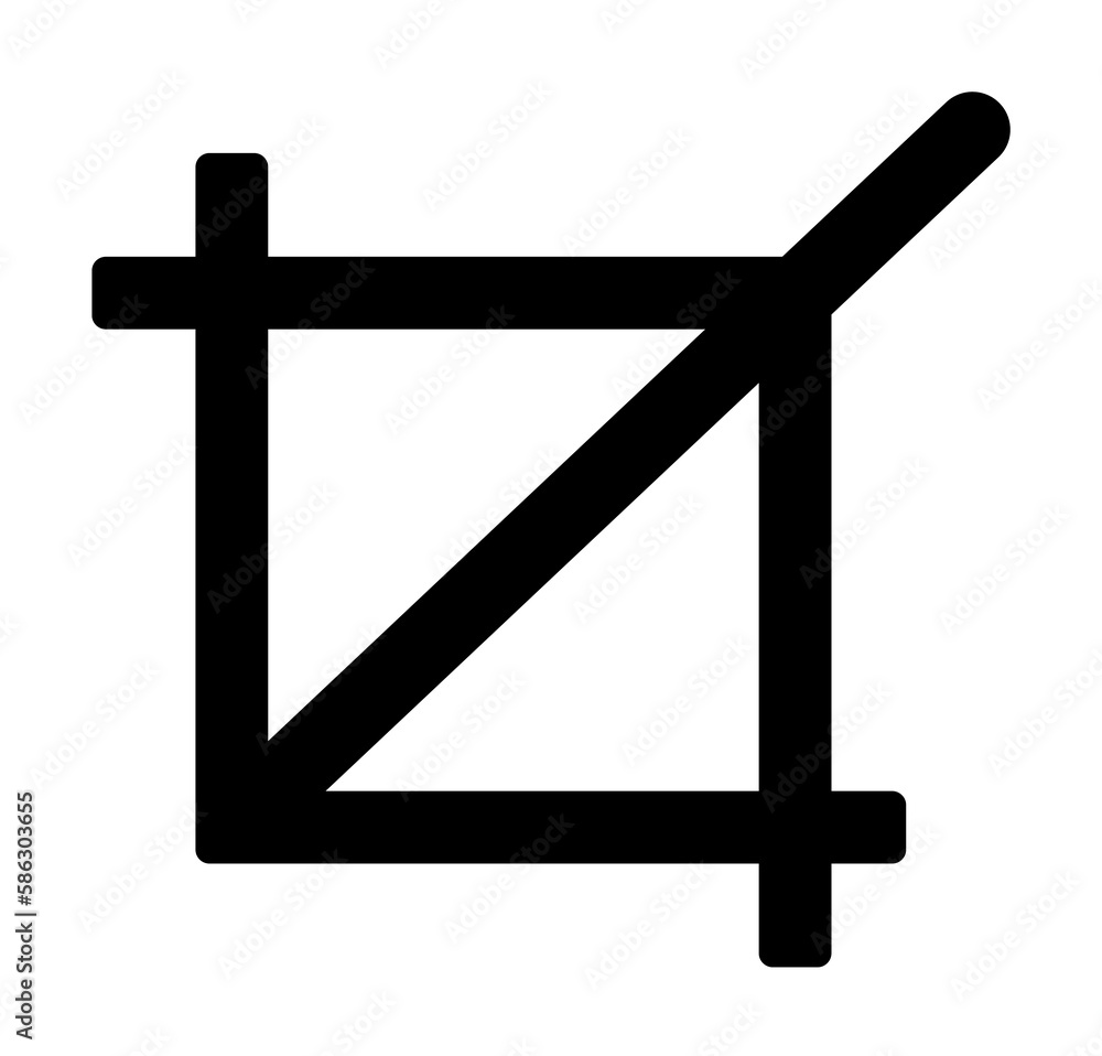 angle increase sign icon. Element of web icon with one color for mobile ...