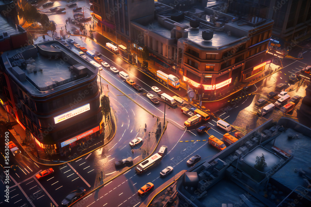 AI-driven traffic management systems optimize vehicle flow, reducing ...