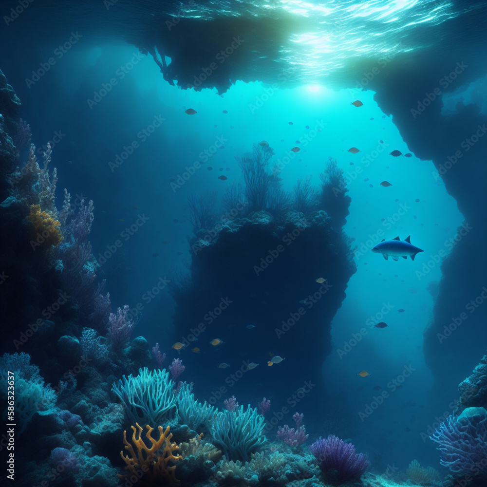 Explore the mysterious deep sea with surreal images of underwater ...