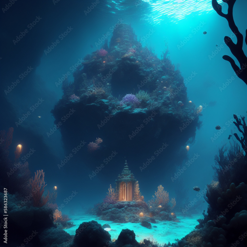 Explore the mysterious deep sea with surreal images of underwater ...