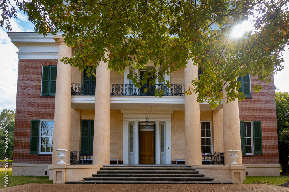 Natchez, Mississippi: Melrose mansion and estate, now part of Natchez ...