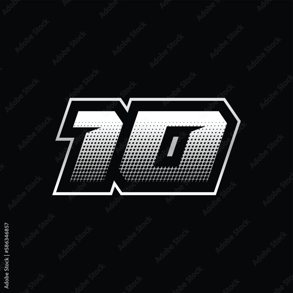 10 Number Speed Logo Design Template Inspiration, Vector Illustration ...