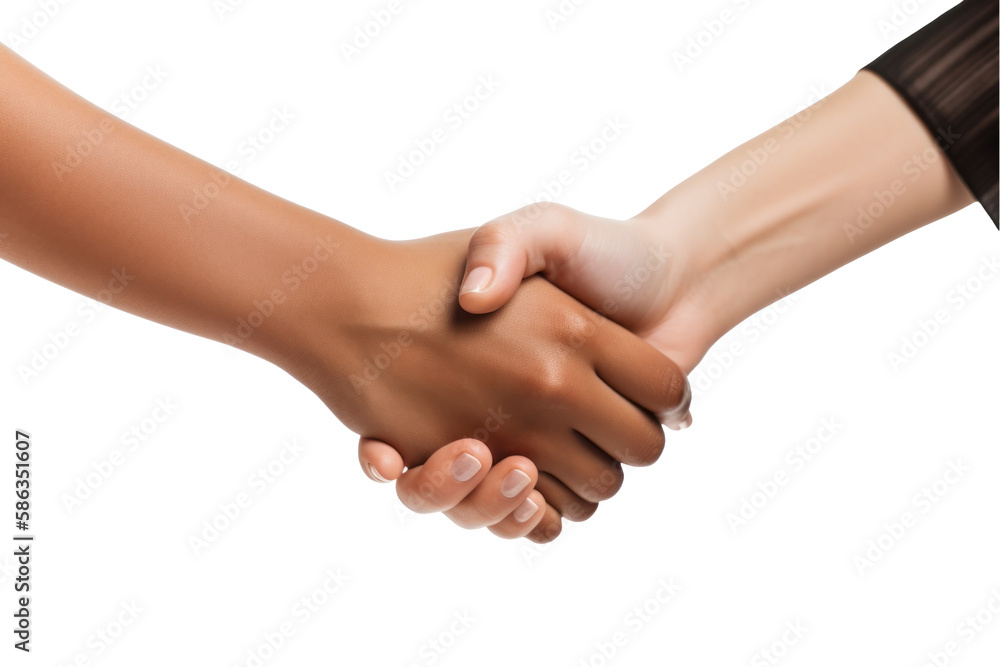 Handshake isolated transparent background Stock Illustration | Adobe Stock