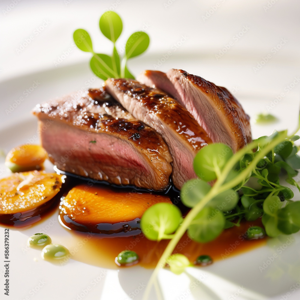 The Fresh and Flavorful Roasted Duck Fillet: A Fine Dining Experience ...