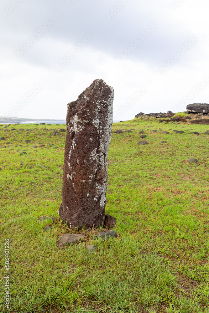 The Female Moai in Vinapu Archaeological Complex, Easter Island (Rapa ...