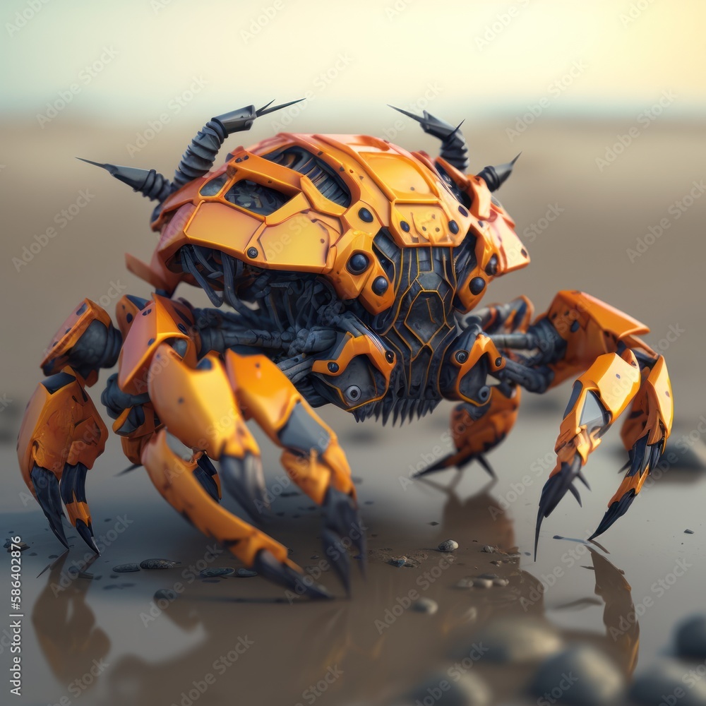 From Concept to Creation: The Fascinating Story of Futuristic Mech Crab ...