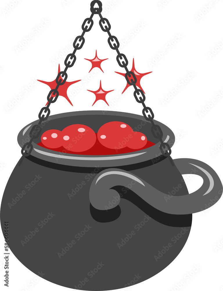 cauldron png graphic clipart design Stock Illustration | Adobe Stock