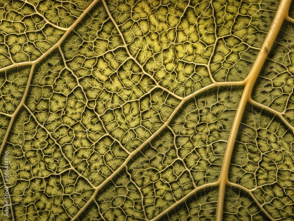 Macro leaf membrane cell photos reveal intricate plant anatomy. They ...