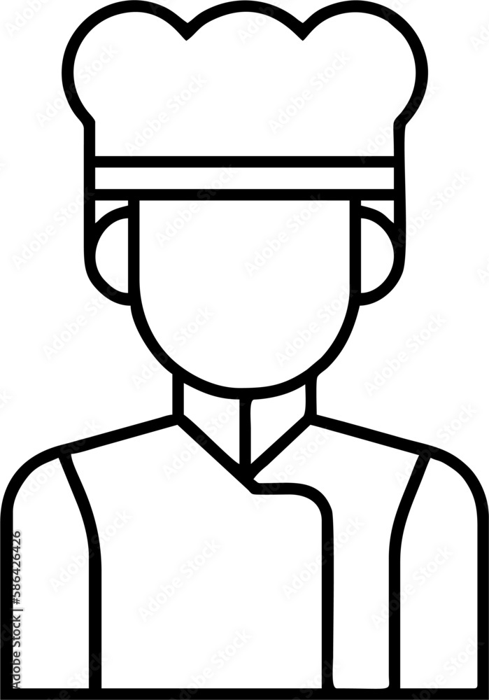 Vetor de Chef dan restoran desain logo, topi koki logo, Templat ...
