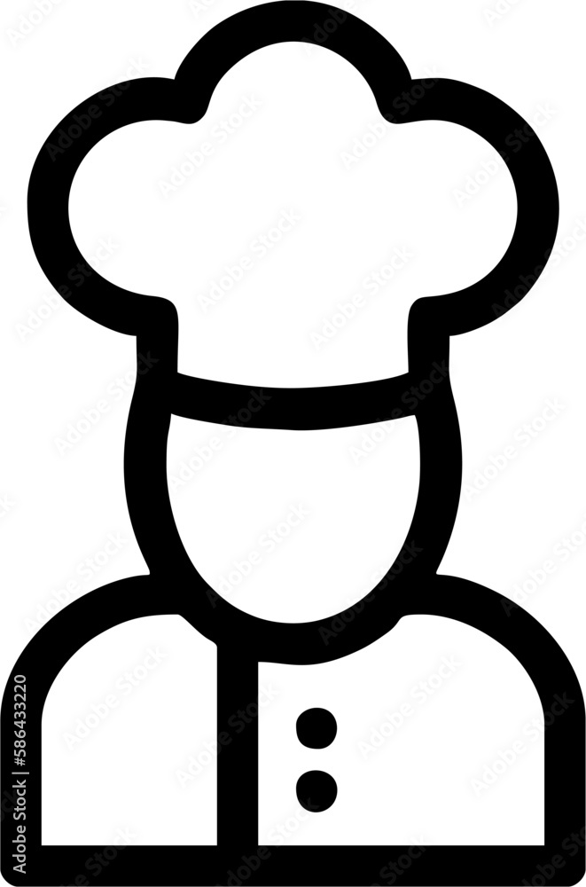 Vetor de Chef dan restoran desain logo, topi koki logo, Templat ...