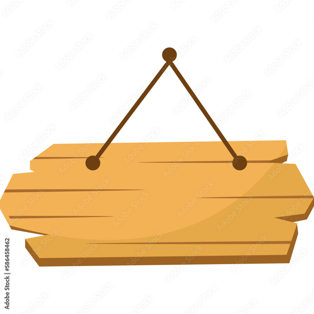 Wood Sign Board Stock Vector | Adobe Stock
