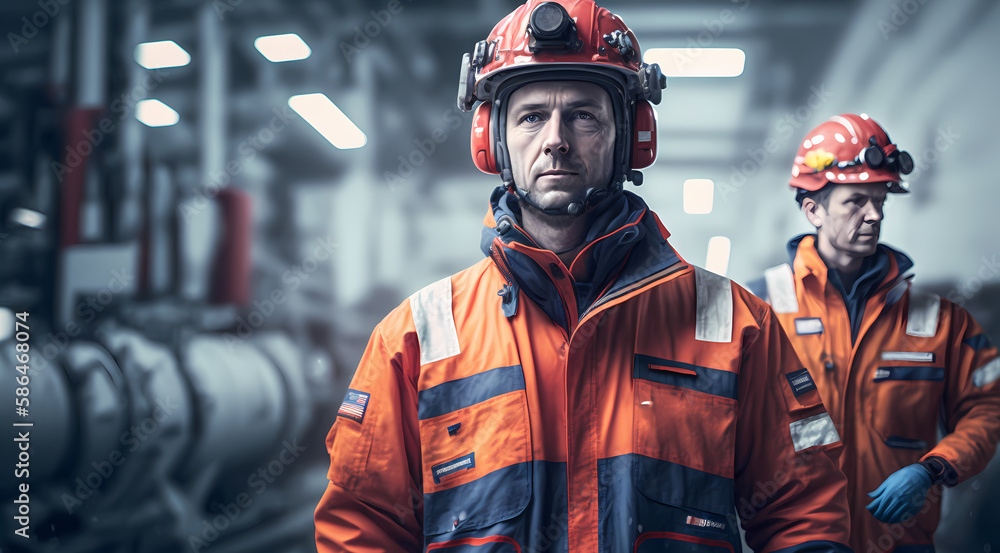 Team worker industry, engineer of Petrochemical oil rig, gas ...