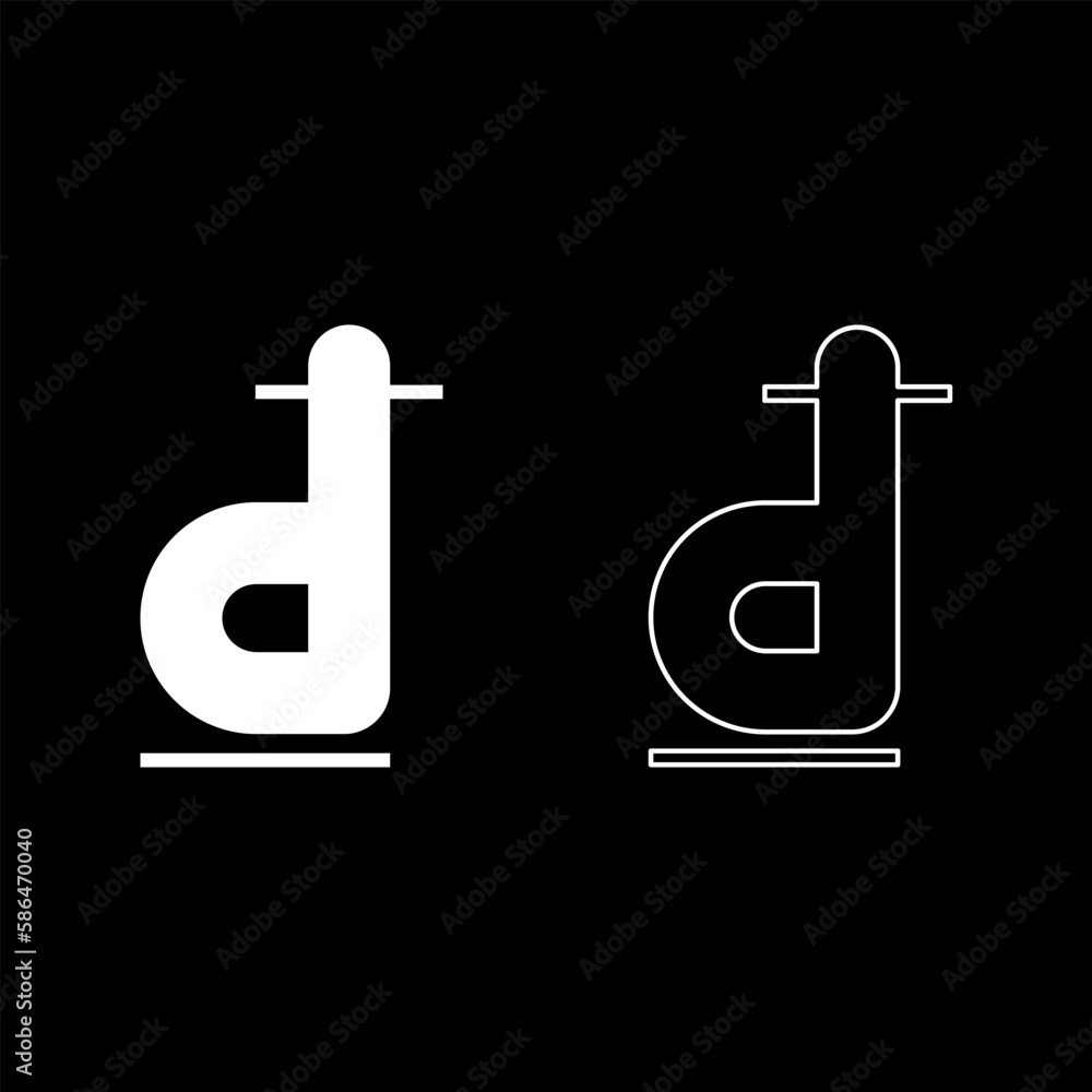 Dong sign Vietnamese money symbol Thai currency VND Vietnam cash set ...