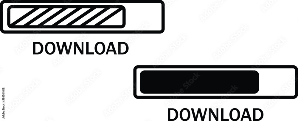 Download icon sheet, simple trendy flat style line and solid Isolated ...