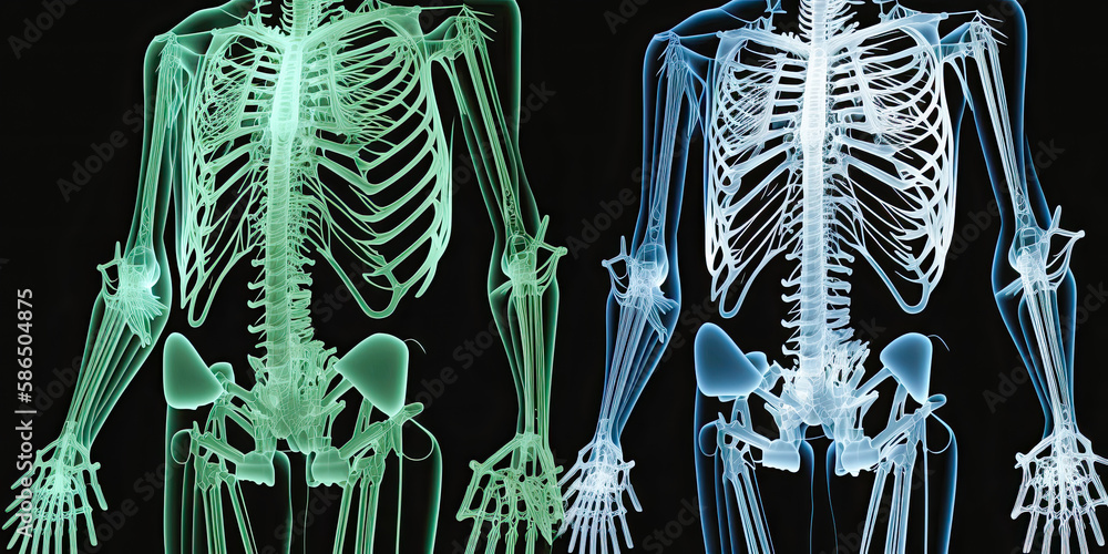 Skeletal system X-ray: Comprehensive X-ray of the entire skeletal ...