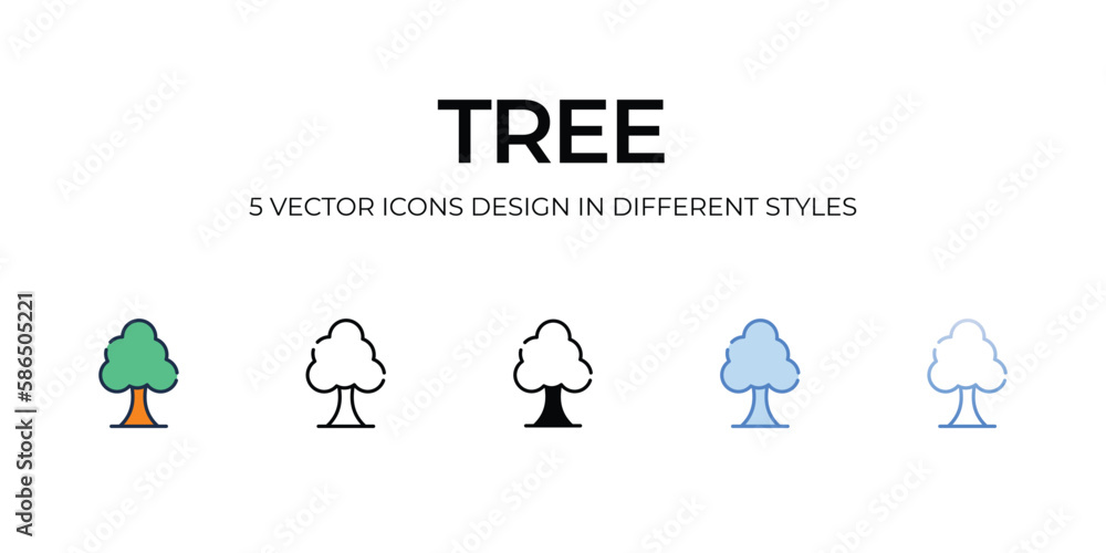 Tree icon. Suitable for Web Page, Mobile App, UI, UX and GUI design ...