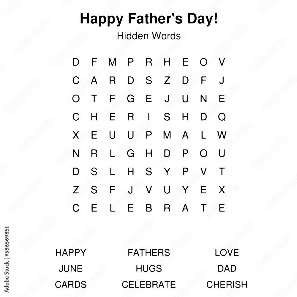 TRANSPARENT easy to read large print + add your Art = FATHERS DAY theme ...