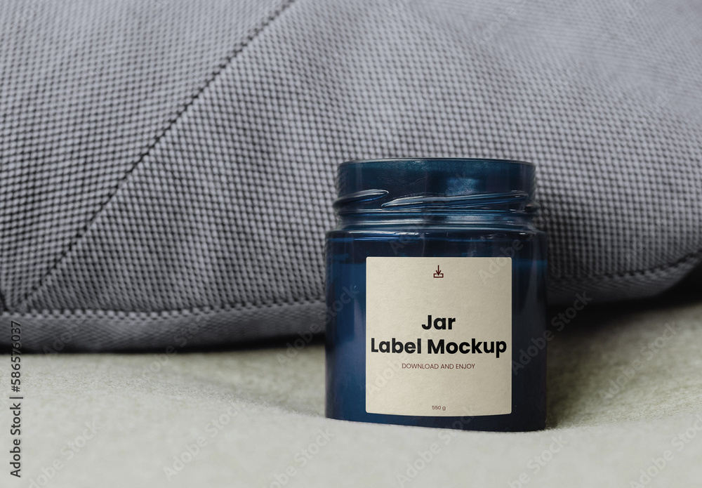 Jar Label Mockup Stock Template | Adobe Stock