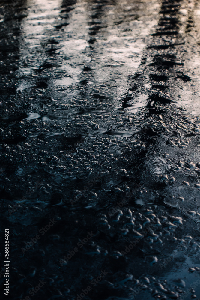 Water spots on black board Stock Photo | Adobe Stock