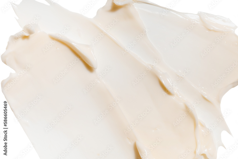 Swatch of beige cream texture, cosmetics for face and body on a ...