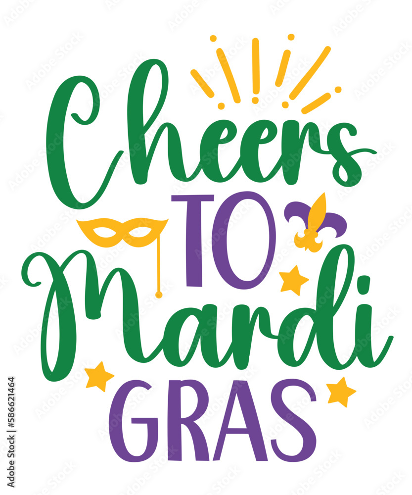 Mardi Gras SVG Bundle, Fat Tuesday Svg, Carnival Svg, Funny Mardi Gras ...
