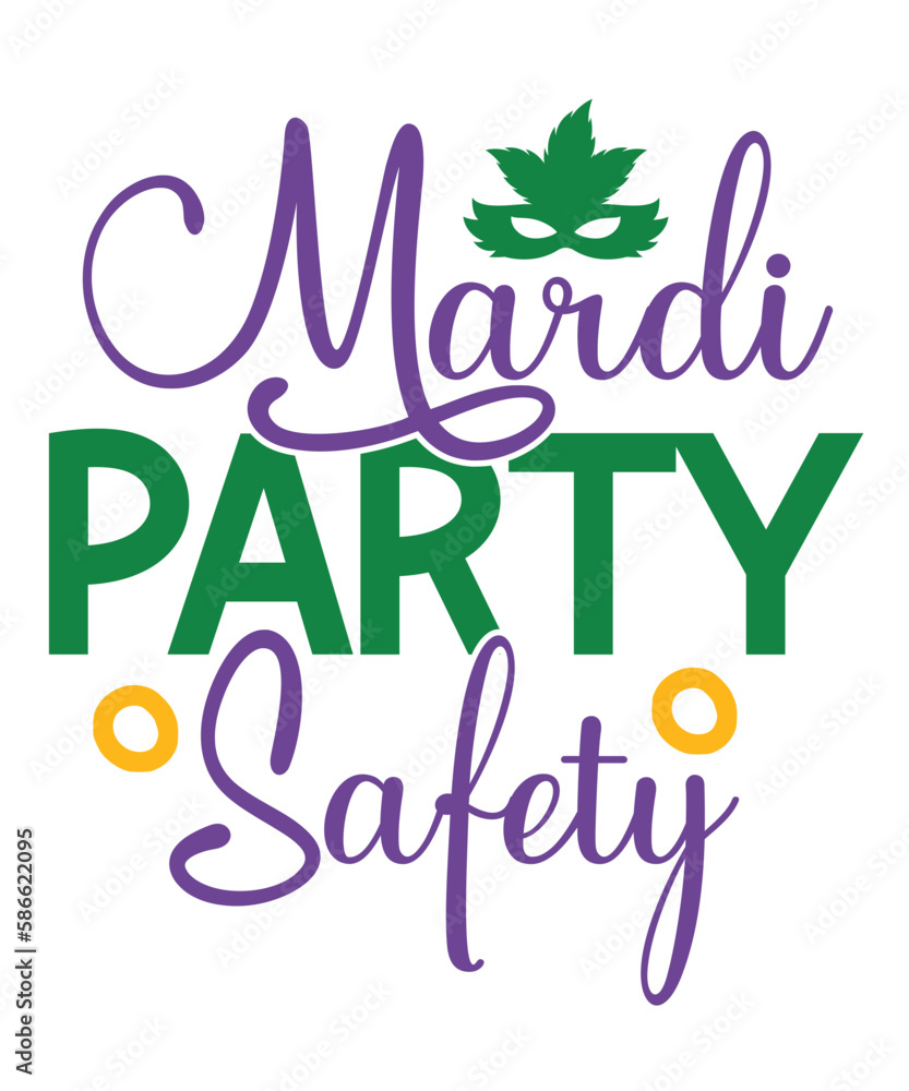 Vetor de Mardi Gras SVG Bundle, Fat Tuesday Svg, Carnival Svg, Funny ...