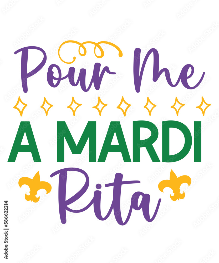 Mardi Gras SVG Bundle, Fat Tuesday Svg, Carnival Svg, Funny Mardi Gras ...