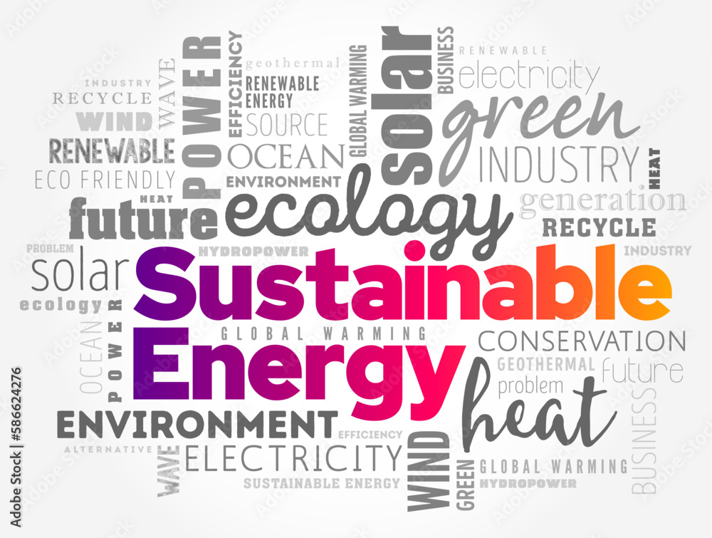 Sustainable Energy - such as wind and solar energy, creates zero carbon ...