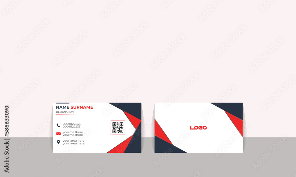 New creative business card template. double sided creative corporate ...