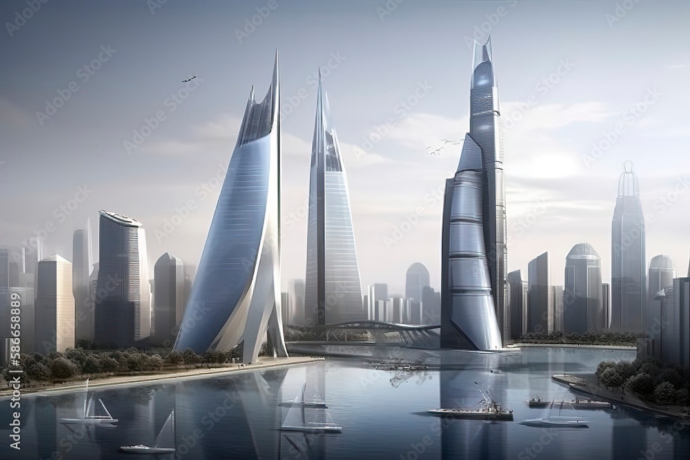Future-Ready The Technological Skyline of a Smart City, Digital City ...