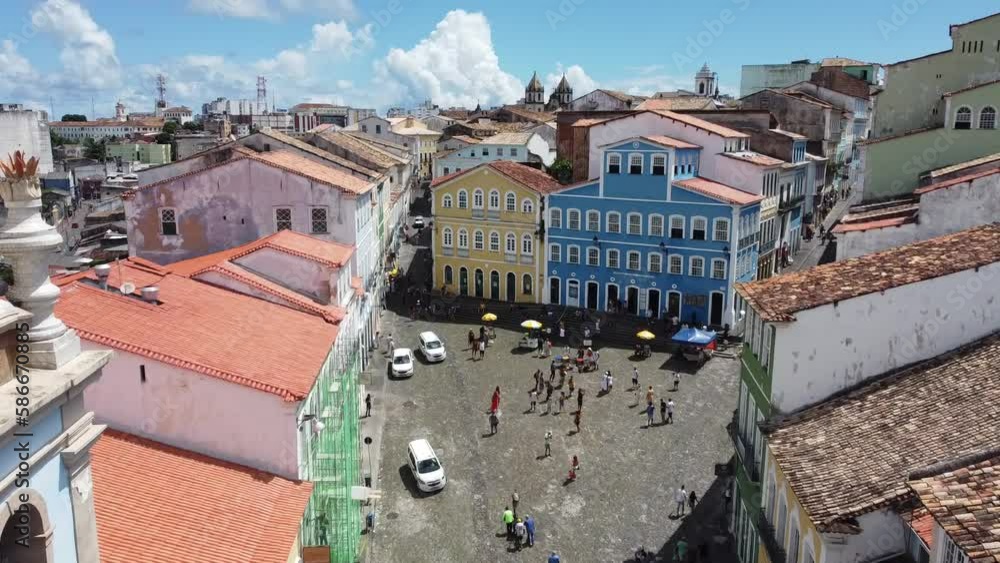 Colonial Pelô Pelourinho Salvador Turismo Turístico Igreja Católica ...