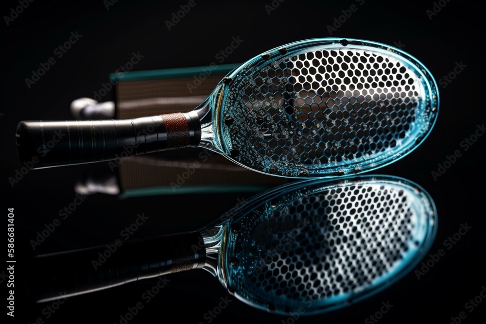 Ping pong or table tennis rackets on transparent background. Generative ...