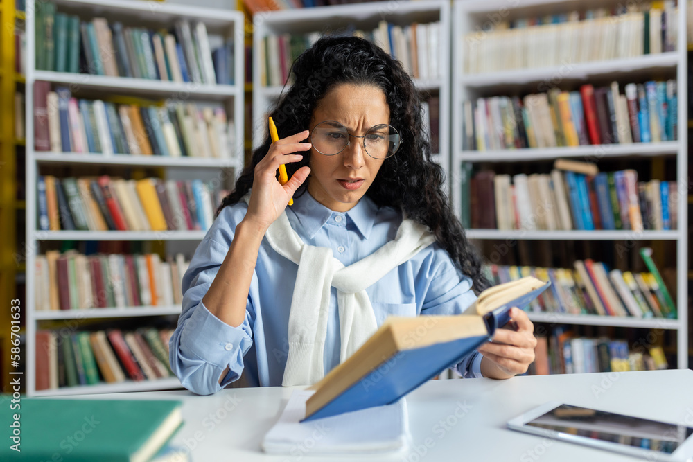 Person Studying Hard