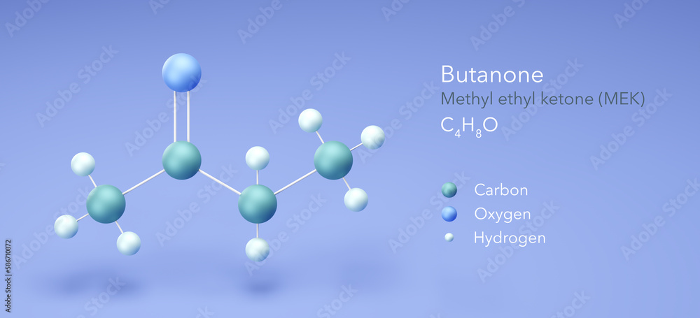 butanone molecule, molecular structures, methyl ethyl ketone, 3d model ... butanone molecule, molecular structures, methyl ethyl ketone, 3d model ...