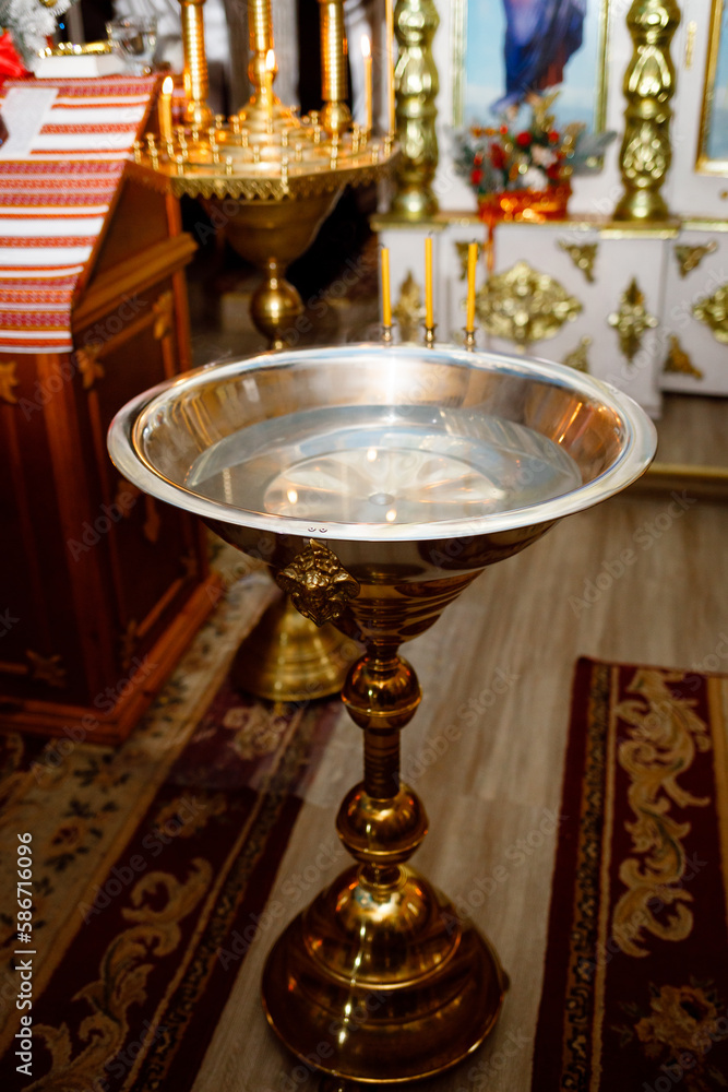 Vinnytsia, Ukraine. March 28, 2023: Sacrament of baptism among the ...