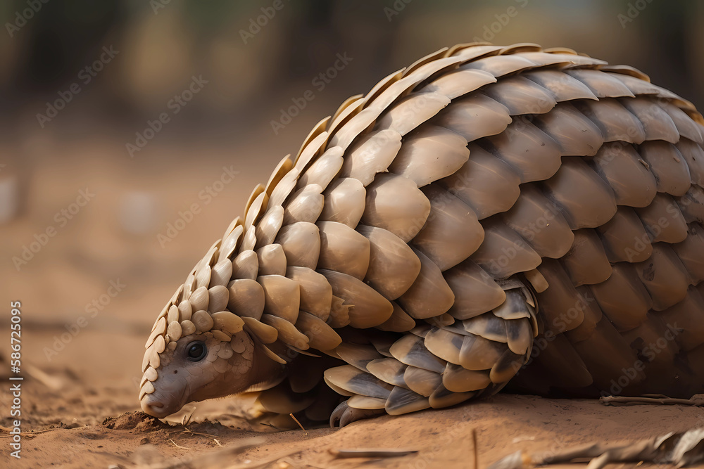 Pangolin - Africa and Asia - A group of unique, scale-covered mammals ...