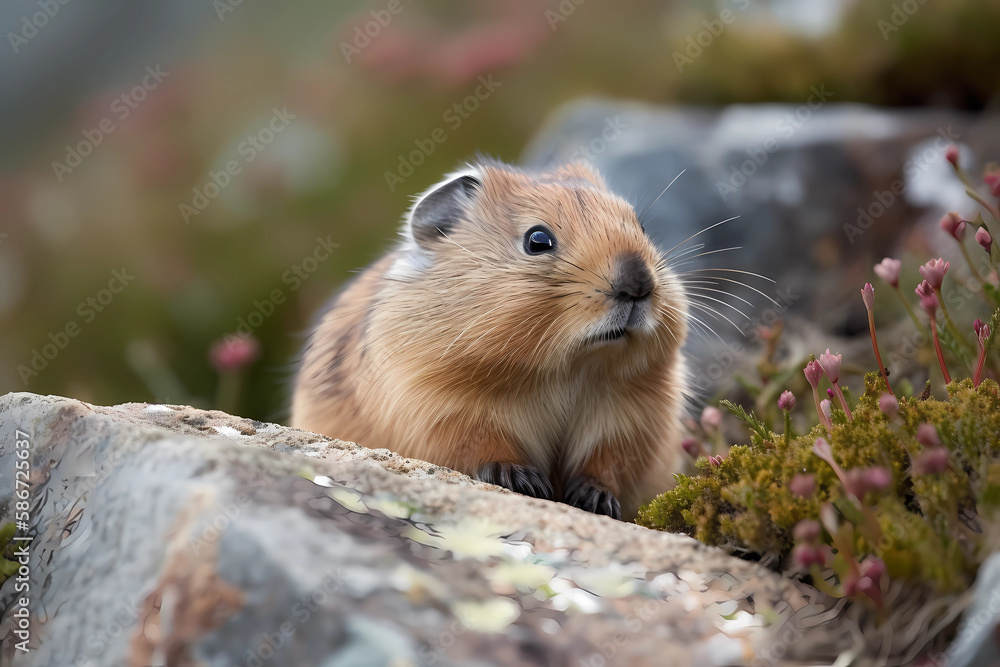 Lemming - Arctic regions - A small rodent species known for its mass ...