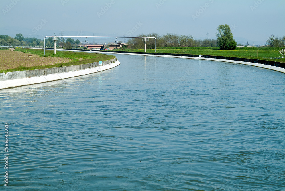 Poster Artificial river channel in concrete – Wall Art | UkPosters