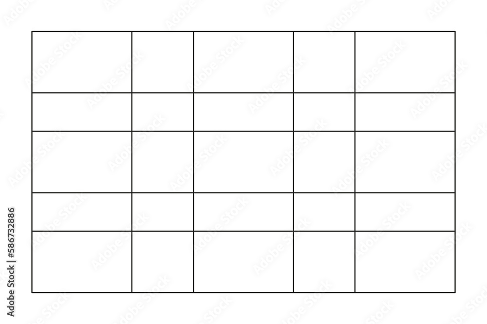 Golden ratio template. Method golden section. Fibonacci array, numbers ...