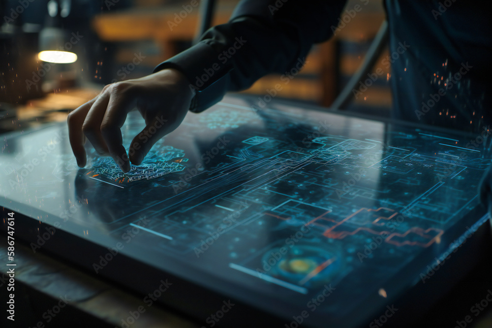 Engaging with complex, visually-striking charts on a virtual interface ...