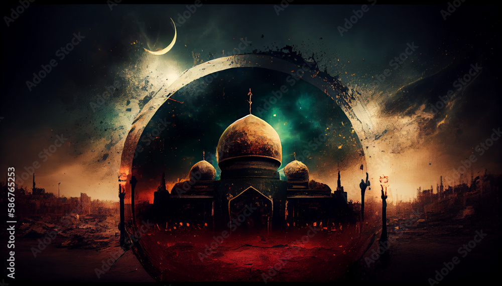 Karbala background Stock Illustration | Adobe Stock