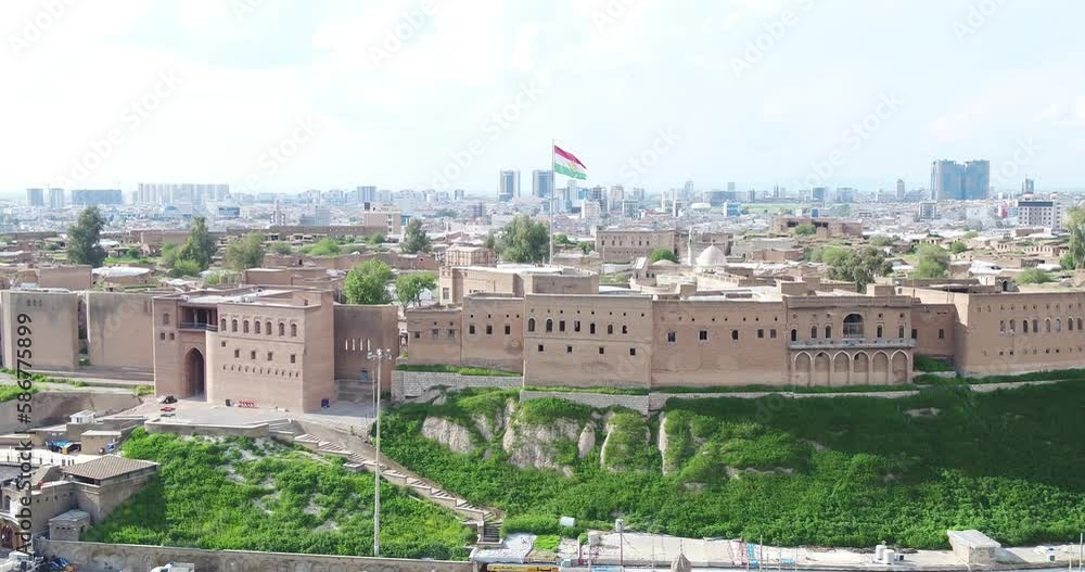 Erbil Citadel is an ancient citadel and fortress located on the hill ...