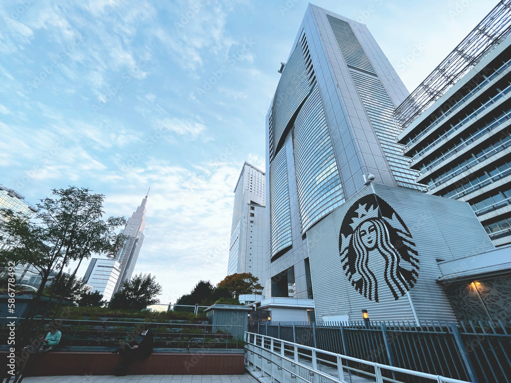 STARBUCKS coffee shop at JR shinjuku station, shinjuku, tokyo, japan ...